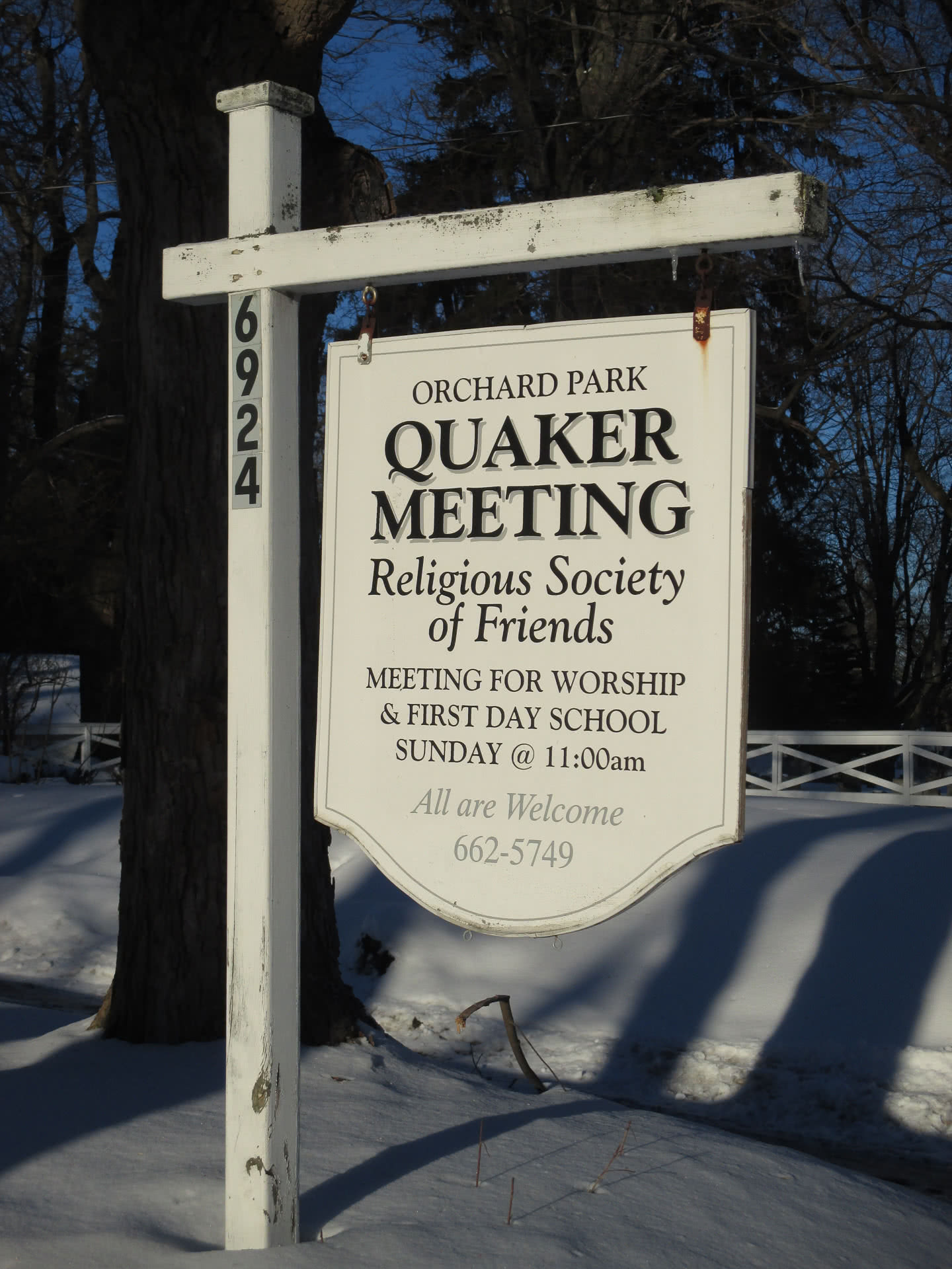 History of the Orchard Park Friends Meeting – Orchard Park Friends Meeting